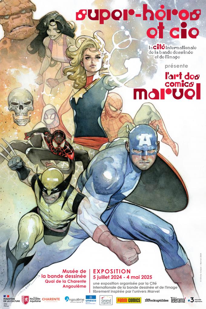 Super-héros & Cie. L'art des comics Marvel | Cité internationale de la ...